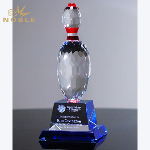 - Buy 2019 Wholesale Crystal Bowling Trophy with Blue Base on Yiwu ...
