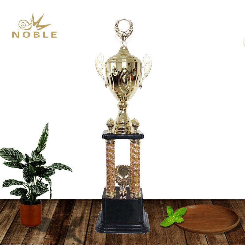 Popular New Design Stock Available Metal Four Column Trophy Cups - Buy ...