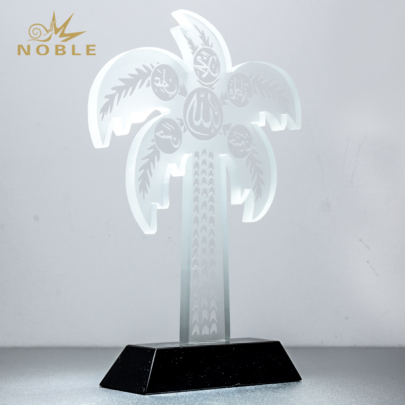 Custom Made Cutout Crystal Palm Trophy Islam Romadan Trophy - Buy ...
