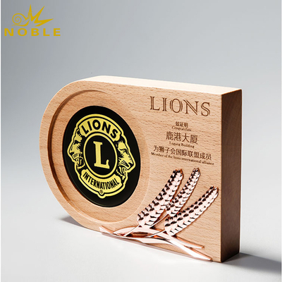 Custom Wooden Plaque Trophy with Name Plate - Buy wood trophy, Trophy ...