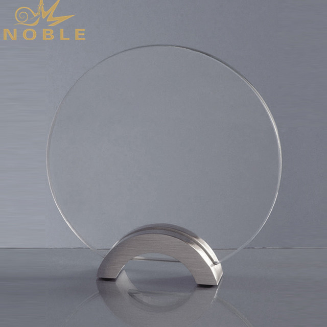 Clear Blank Round Shape Crystal Awards Buy Product on Yiwu Noble Import ...
